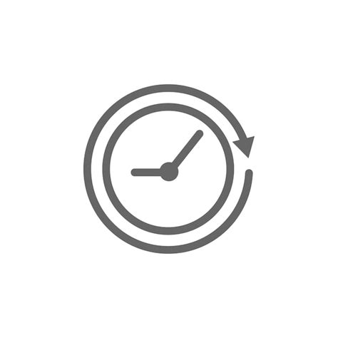 Eps10 vector gris larga vida útil o icono duradero concepto diseño