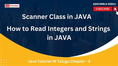 Scanner Class In Java Input Function In Java How To Read Run Time Values In Java Telugu