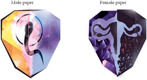 Male And Female AR Paper Trigger Visuals Representing Sex Download Scientific Diagram