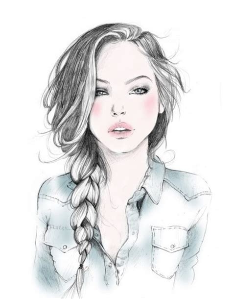 Women Pencil Drawing Wallpapers Wallpaper Cave