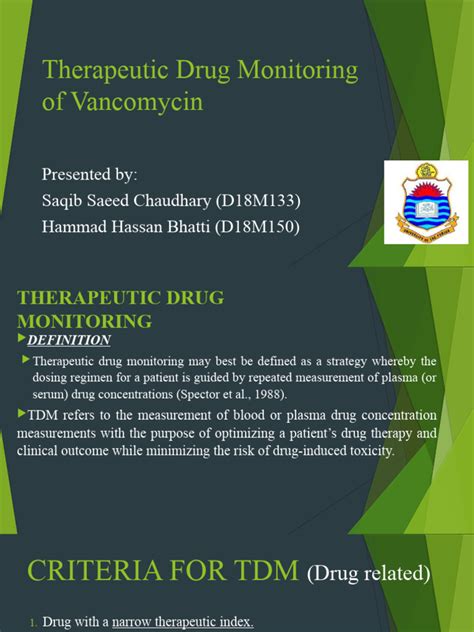 Vancomycin Tdm Download Free Pdf Medical Specialties Clinical Medicine