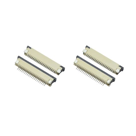 Fpc Connector 1mm Pitch Socket For Ffc Flat Flexible Cable Wire • Mktechnic