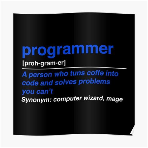 programmer poster by keeponcoding redbubble