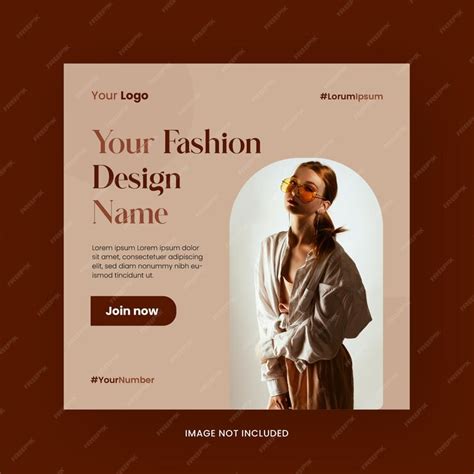 Premium Vector Modern Fashion Design Post Template