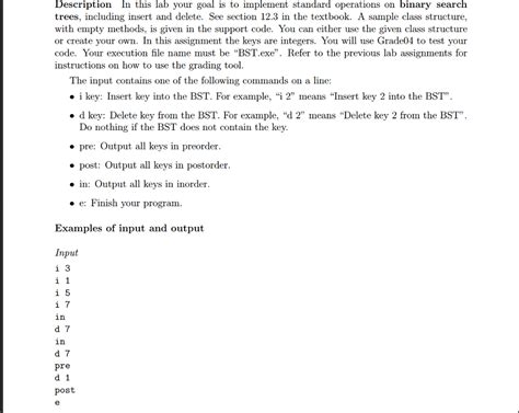 Solved Description In This Lab Your Goal Is To Implement Chegg