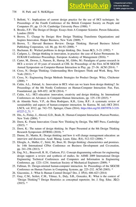 A Systematic Literature Review For Human Computer Interaction And
