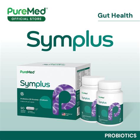 Puremed Symplus Probiotics And Prebiotics 45s 45s X 2 Shopee Malaysia