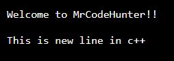 How To Use New Line C Mr CodeHunter
