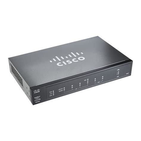 Cisco Rv340 Quick Start Manual Pdf Download Manualslib