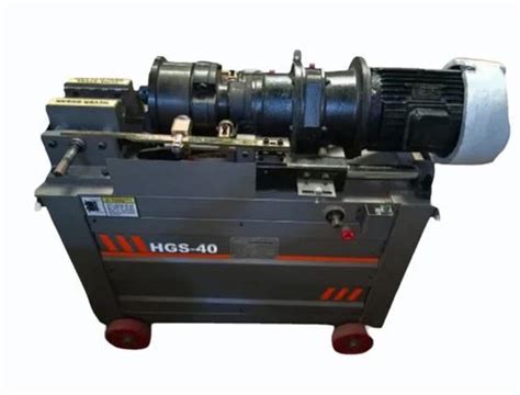 5 5 Kw Portable Threading Machine Limit Switch Hgs40 320kg At ₹ 90000 Piece In New Delhi