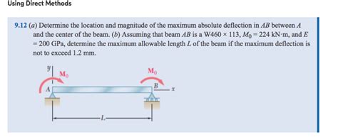 Solved Using Direct Methods A Determine The Location Chegg