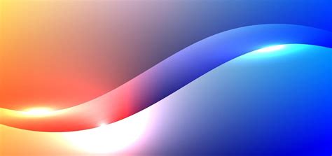 Abstract Background Fluid Gradient Vibrant Color Wave Shape And Glowing