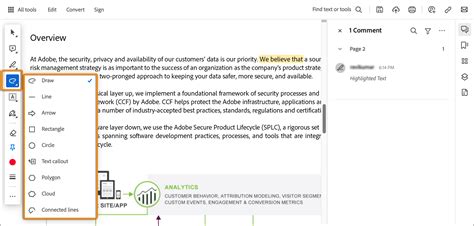 Use Annotation And Drawing Markup Tools To Add Comments In Pdfs Adobe