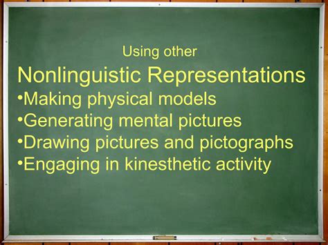 Non Linguistic Representation Ppt