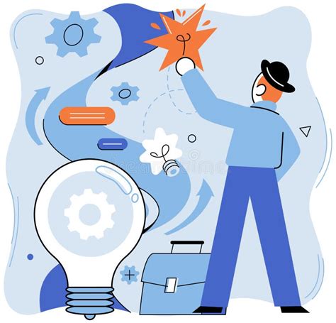 Business Automation Business Automation Orchestrates Symphony Digital Progress Stock Vector