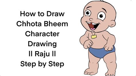 How To Draw Chhota Bheem Character Drawing Raju Step By Step Character Drawing