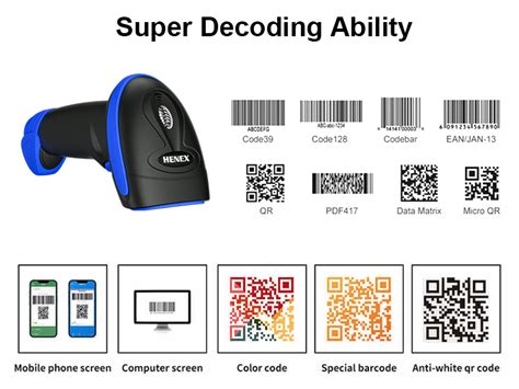 Henex Hc 3208r Barcode Scanner 2d 1dpdf417 Data Matrixqr Code