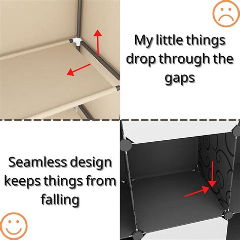 Buy Maginels Portable Wardrobe Closets 14x18 Depth 16 Cubes Cube Storage Bedroom Armoire