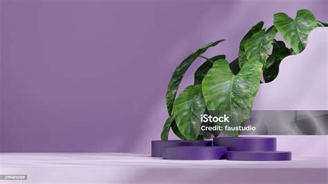 3d 렌더링 이미지 빈 모형 보라색 색상 곡선 실린더 연단 풍경 물결 모양의 벽 0명에 대한 스톡 사진 및 기타 이미지 0명 3차원 형태 강단 Istock