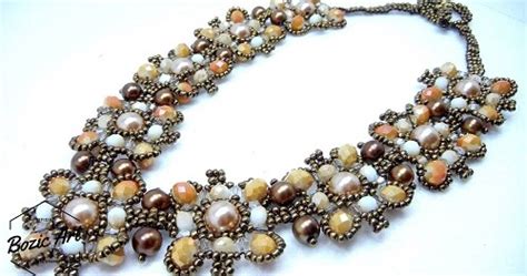 Cobblestone Inspired Beaded Pearl And Crystal Necklace Tutorial The Beading Gem