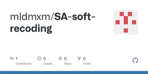 Github Mldmxmsa Soft Recoding