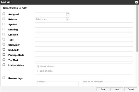 Batch Edit Multiple Items