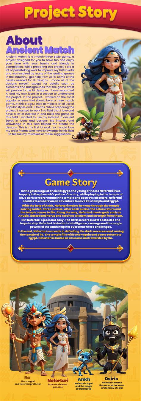 Match 3 Game Ui Art Project Ancient Match Behance Match 3 Game Ui Art Project Ancient Match Behance