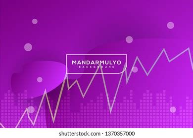 Abstract Purple Gradient Curve Statistics Shapes Stock Vector Royalty