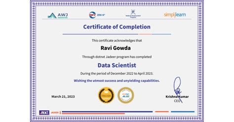 Ravi Gowda On Linkedin Data Scientist • Ravi Gowda • Simplilearn