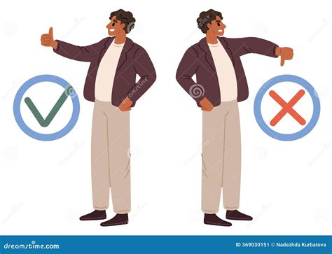 approve or reject green check mark and red cross buttons design royalty