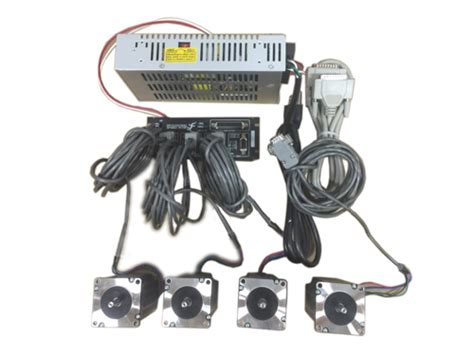 4 Axis Stepper Motor CNC Router Mill Electronics Kit Gecko G540 110VAC 220VAC 570 Oz Inch