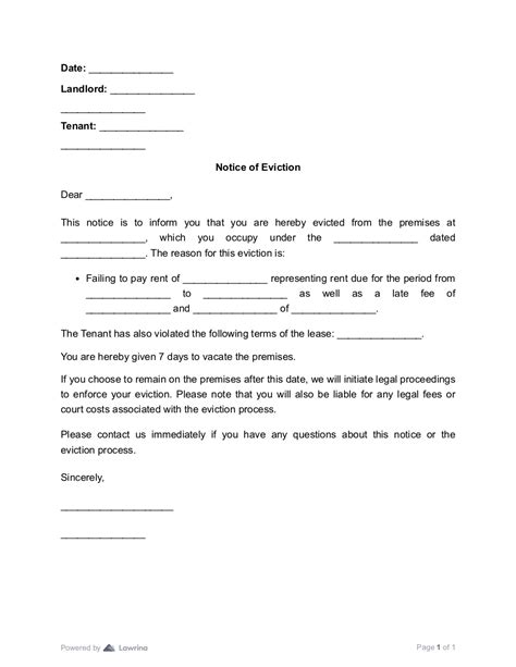 Michigan Eviction Notice Form Download Pdf Loio