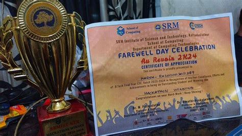 Harsh On Linkedin Achievement Hackathon Btech Cse Srmuniversity