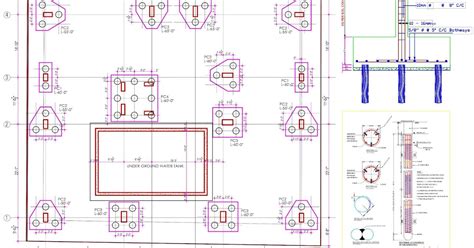 Pile Design Autocad File With Pdf And Pile Designs Notes