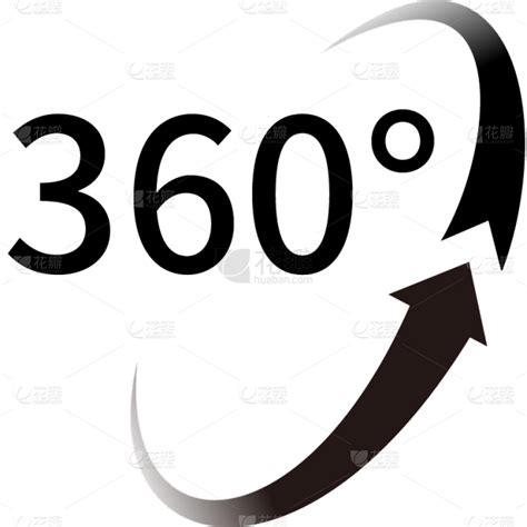 常规通用360度旋转标识图标元素