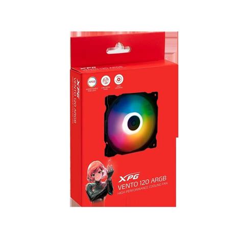 Ventilador XPG Vento 120 ARGB Negro 120 mm