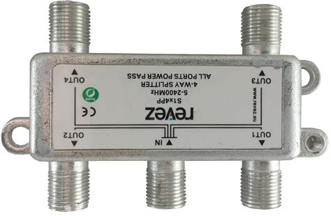 4 Way Powerpass Tv Splitter From Satworld