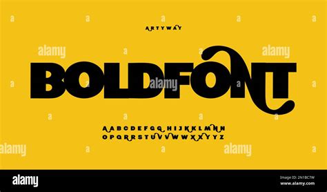 Bold Script Font