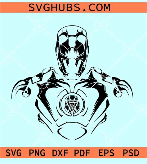 Iron Man Silhouette Svg Iron Man Avengers Svg Iron Man Svg