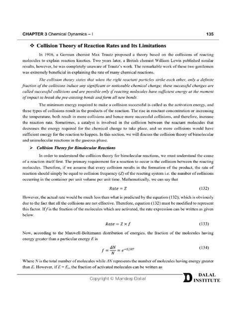 Atopcv1 3 4 Collision Theory Of Reaction Rates And Its Limitations Pdf