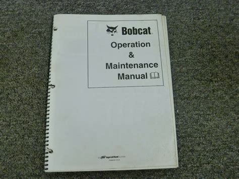 Bobcat T3571 Telehandler Owner Operator Maintanance Manual