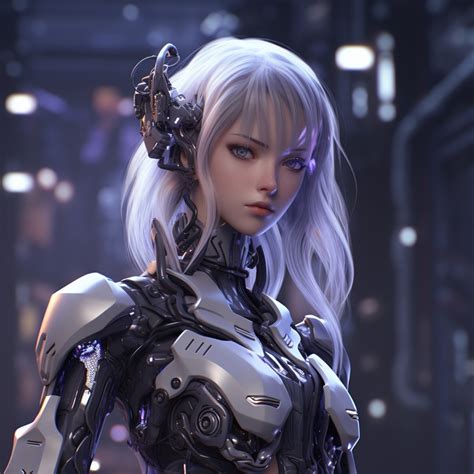 Robot Girl An Extremely Exquisite And Beautiful Mecha Costume With Extremely Detailed Cg And