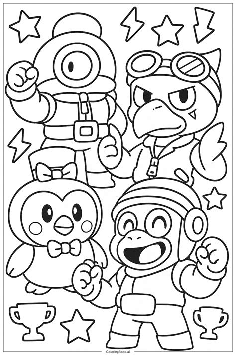 43 Desenhos De Brawl Stars Para Colorir Pdf E Png Grátis