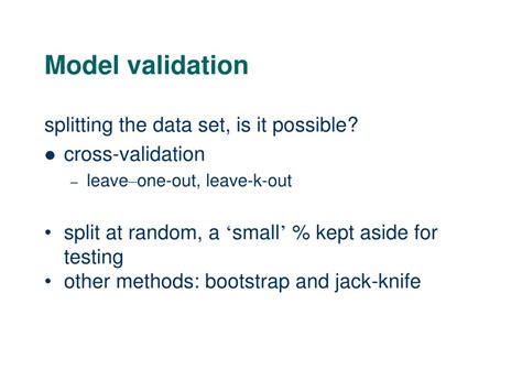 Ppt Statistical Model Building Powerpoint Presentation Free Download Id 6394146