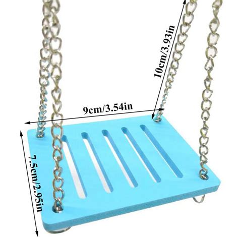 Badu Bg Хамстер Цветна висяща люлка Играчка за малки животни Аксесоари за клетка за хамстери