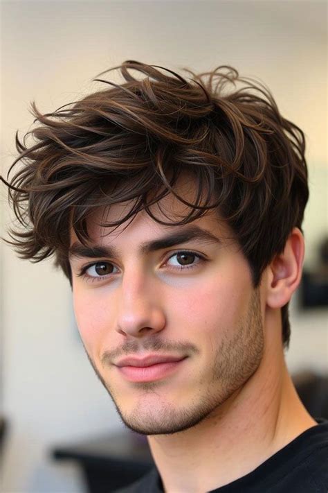 35 Modern Men Hairstyles Deep Chocolate Brown With Longer Top Brown Hair Men Men Hair Color