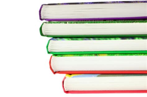 Premium Photo Multicolored Books Stack Isolated