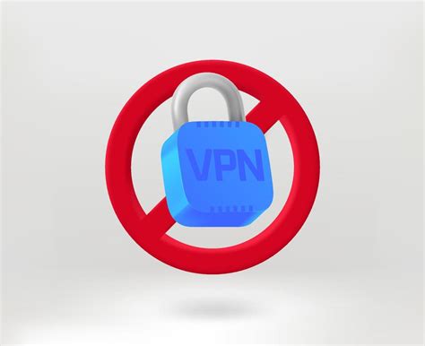 Vpn Service Forbidden Concept With Lock Icon 3d Vector Illustration 14538547 Vector Art At Vecteezy