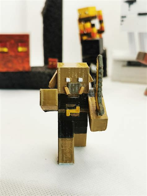 Minecraft Papercraft Nether Mobs