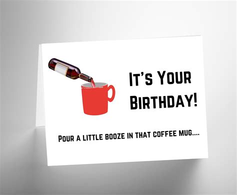 Printable Birthday Card I Funny Birthday Card For Adults I Etsy